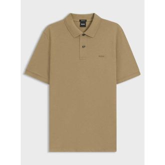 BOSS Polo beige en coton