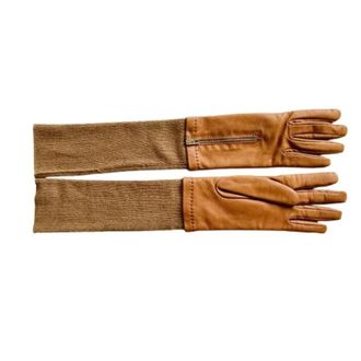 Herm&egrave;s Pre-owned Lederhandschuhe - - Pre-owned - Damen - Braun - ONE SIZE