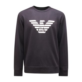 Armani 8N1Mr6 Rundhals-Sweatshirt - - Sweatshirts & Hoodies - Herren - Blau - S