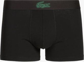 Lacoste 3er-Pack Baumwoll-Boxershorts - Schwarz