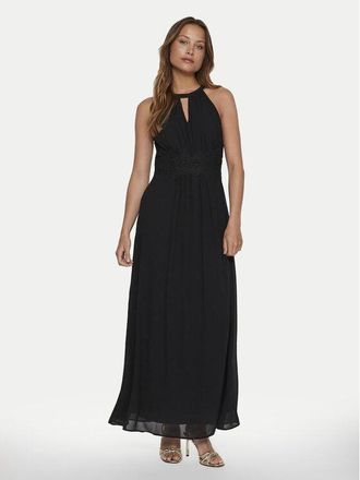 Vila Abendkleid Milina 14052647 Schwarz Regular Fit