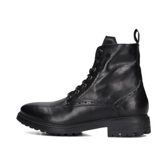 Stefano Lauran Schwarze Leder Herrenstiefel 3351 - - Shoes - Herren - Schwarzk - 42 EU