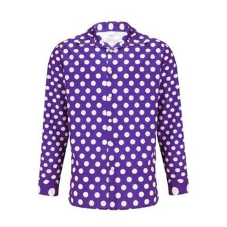 Generic Chemise d&eacute;contract&eacute;e &agrave; manches longues pour homme - Sans repassage - Sans plis - Confortable - Coupe classique - Printemps et automne - Col rabattable