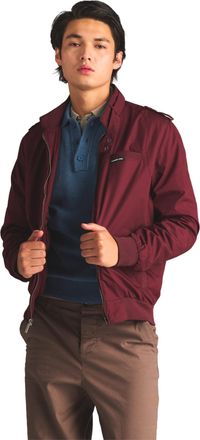 Members Only Herren Original Iconic Racer Jacket Leichte Baumwolljacke, burgunderfarben, Medium