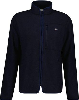 GANT Fleecejacke MICRO FLEECE Stehkragen, regular fit