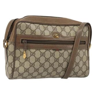 Gucci Pre-owned Leder Umh&auml;ngetasche - - Pre-owned - Damen - Braun - ONE SIZE