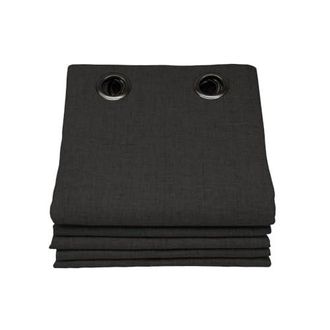 MOONDREAM LumenControl Rideau Occultant Total | Protection Lumi&egrave;re+Soleil | 100% Opaque | Fabrication UE | Oeillets | Gris MC713 | 130L x 260H cm