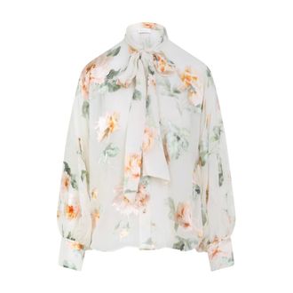 Zimmermann Femme, Blouses et Chemises, Multicolore, Taille: 40 FR Carousel Burnout Blouse