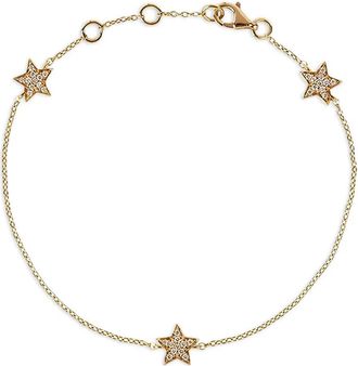 Alinka bracelet Stasia Mini Triple Star en or 18ct
