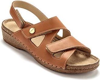 Pediconfort Sandales pieds sensibles extra larges - FEMME - Taille : 40 - Couleur : Marron