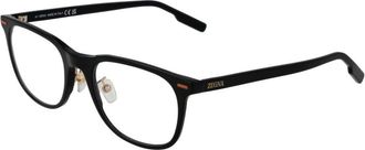 Ermenegildo Zegna Ez5060 Schwarze rechteckige Brille