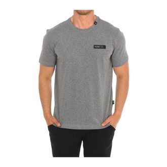 Plein Sport Kurzarm T-Shirt mit Markendruck - - Sport - Herren - Grau - M