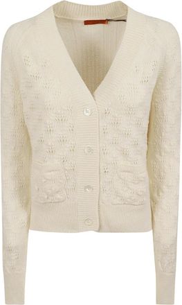 Ermanno Scervino Damen, Strickwaren, Wei&szlig;, SGr&ouml;&szlig;e
