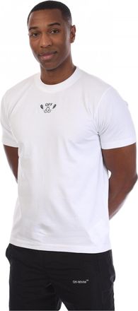 Off-white Off White - T-Shirt f&uuml;r Herren, Bandana, Schmal (Wei&szlig;/Schwarz)