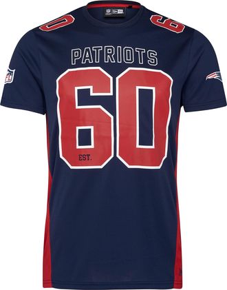 New Era New England Patriots NFL Established Number Mesh Tee Blue T-Shirt - XXL