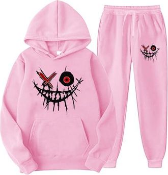 Generic Ensemble De Survetement Bleu Marine Jogging Oversize Entrainement Gaze Nylon Coupe Garcon Pull Debardeur Maison Qualité Basketball Tunique Rayé Bouton