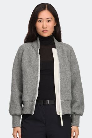 Canada Goose Sierra Fleece-Bomberjacke mit White Disc