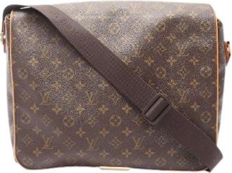 Louis Vuitton Pre-owned Sac bandouli&egrave;re Abbesses en toile enduite Monogram - Homme - Pre-owned - Brun - Taille: ONE Size