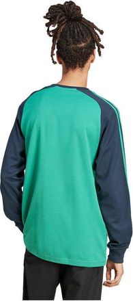 adidas Originals T-Shirt adidas Originals Trikot Wei&szlig; Langarm-Trikots Baumwolle
