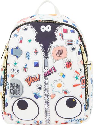 Mymo Rucksack Rucksack Frauen Wei&szlig;