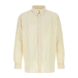 Willy Chavarria Cream Poplin Shirt - - Shirts - Herren - Gelb - S