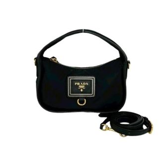 Prada Pre-owned Nylon Leather 2way Mini Shoulder Bag - - Pre-owned - Damen - Schwarzk - ONE SIZE