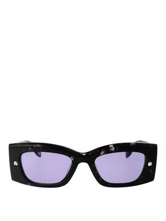 Alexander McQueen Lunettes De Soleil - Marron