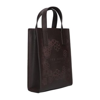 Ted Baker Reocon Stickerei Blumen Mini Icon Tote Bag - - Bags - Damen - Braun - ONE SIZE