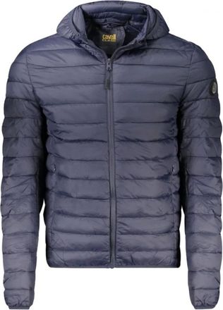 Cavalli Homme, Vestes, Bleu, Taille: L Veste Rembourr&eacute;e &agrave; Capuche