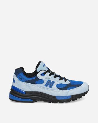 New Balance Made in USA 992 Sneakers Light Arctic Grey / Black / Blue Gemstone