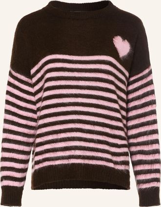 Miss Goodlife Miss Goodlife Pullover Mit Alpaka braun