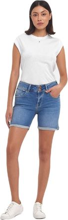 LTB Jeans Jeans Damen Rosina Jeans-Shorts, Caliana Wash 55086, XL EU