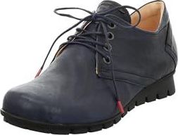 Think Femme Tannage sans Chrome, Durable Chaussures Basses à Lacets, 8040 Navy Break, 37.5 EU
