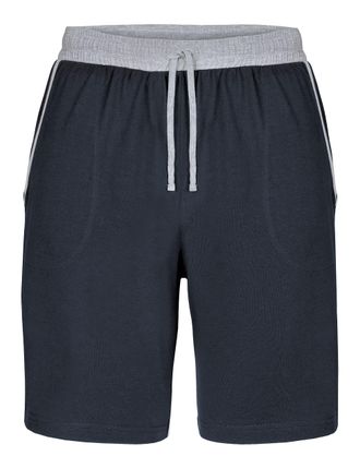 Ladeheid Herren Schlafanzughose kurz Herren Kurz Hose mit Taschen Shorts LA40-253 (Graphit-Melange, XXL)