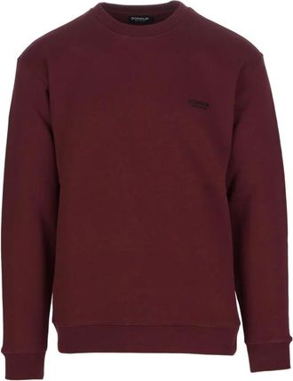 Dondup Homme, Sweatshirts et sweats &agrave; capuche, Rouge, Taille: L Felpa