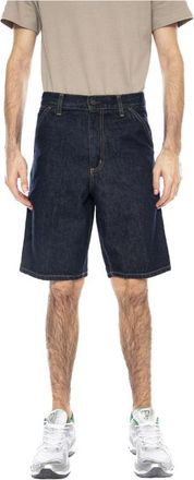 Carhartt Work in Progress Homme, Shorts, Bleu, Taille: W27 Single Knee Short