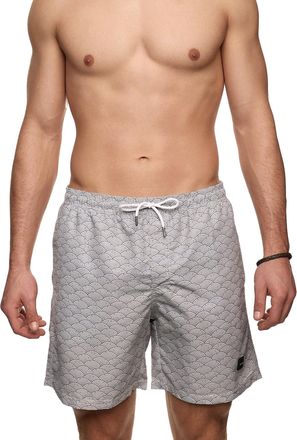 Indicode Herren INSantonio Badehose mit superweicher Innenhose | Badeshorts f&uuml;r M&auml;nner Offwhite, L