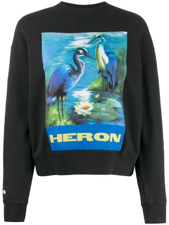 Heron Preston sweat &agrave; imprim&eacute; graphique - Noir