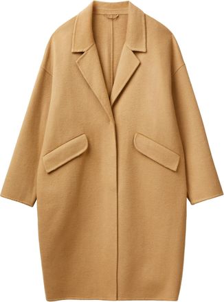 Benetton Damen Cappotto 28f7dn06b Mantel, beige, XS