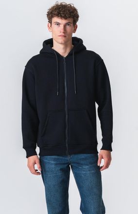 Perform Collection Relaxed Zip Hoodie - Marineblau