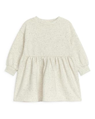 Arket Oversized-Sweatshirtkleid -Wei&szlig;