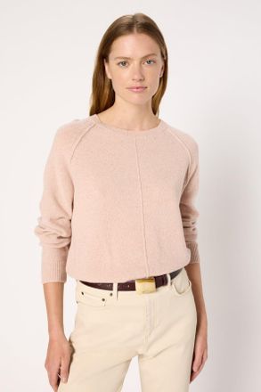 Gerard Darel Pull droit en laine chin&eacute;e - ELISA - Nude