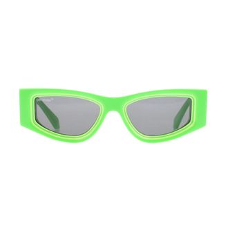 Off-white Off White - Andy geometrisches Design-Sonnenbrille (Gr&uuml;n)