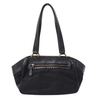 Prada Pre-owned Sac bandouli&egrave;re vintage en nylon - Femme - Pre-owned - Noir - Taille: ONE Size