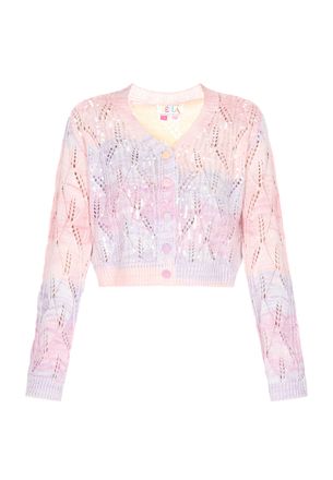 Izia Strickjacke Frauen lila mehrfarbig
