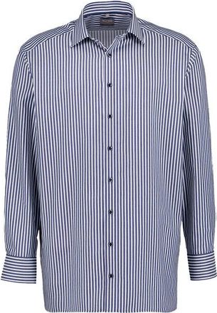 Olymp Herren Hemd blau gestreift Comfort Fit