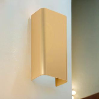 Licht-Erlebnisse Wandleuchte GU10 Innen, Gold, Up Down, Indirekte Beleuchtung Wand, Wandstrahler Innen, Wandlampe Schlafzimmer, Flurlicht, Treppenhaus, Wand Lampe