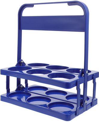 OSALADI Gatuida Faltbarer Tragbarer Bierflaschentr&auml;ger aus Robustem Kunststoff und Langlebig als Getr&auml;nkehalter f&uuml;r Bar Party und Ausflug Kompakt Verstaubar m