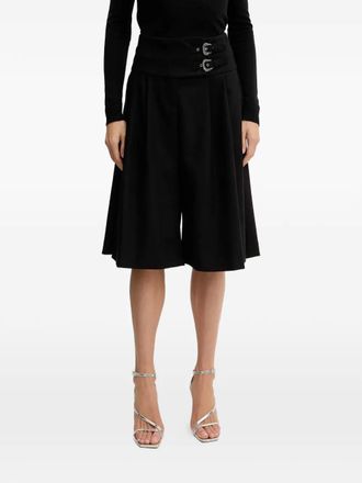 Versace Jeans Couture Shorts mit Schnalle - Schwarz