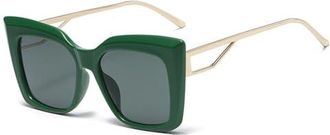 Generic Lunettes De Soleil Tendance &Agrave; Monture M&eacute;tallique D&eacute;corative Et Large For Hommes Et Femmes, Id&eacute;ales For Les F&ecirc;tes, Les Vacances Et Les S&eacute;ances Photo En